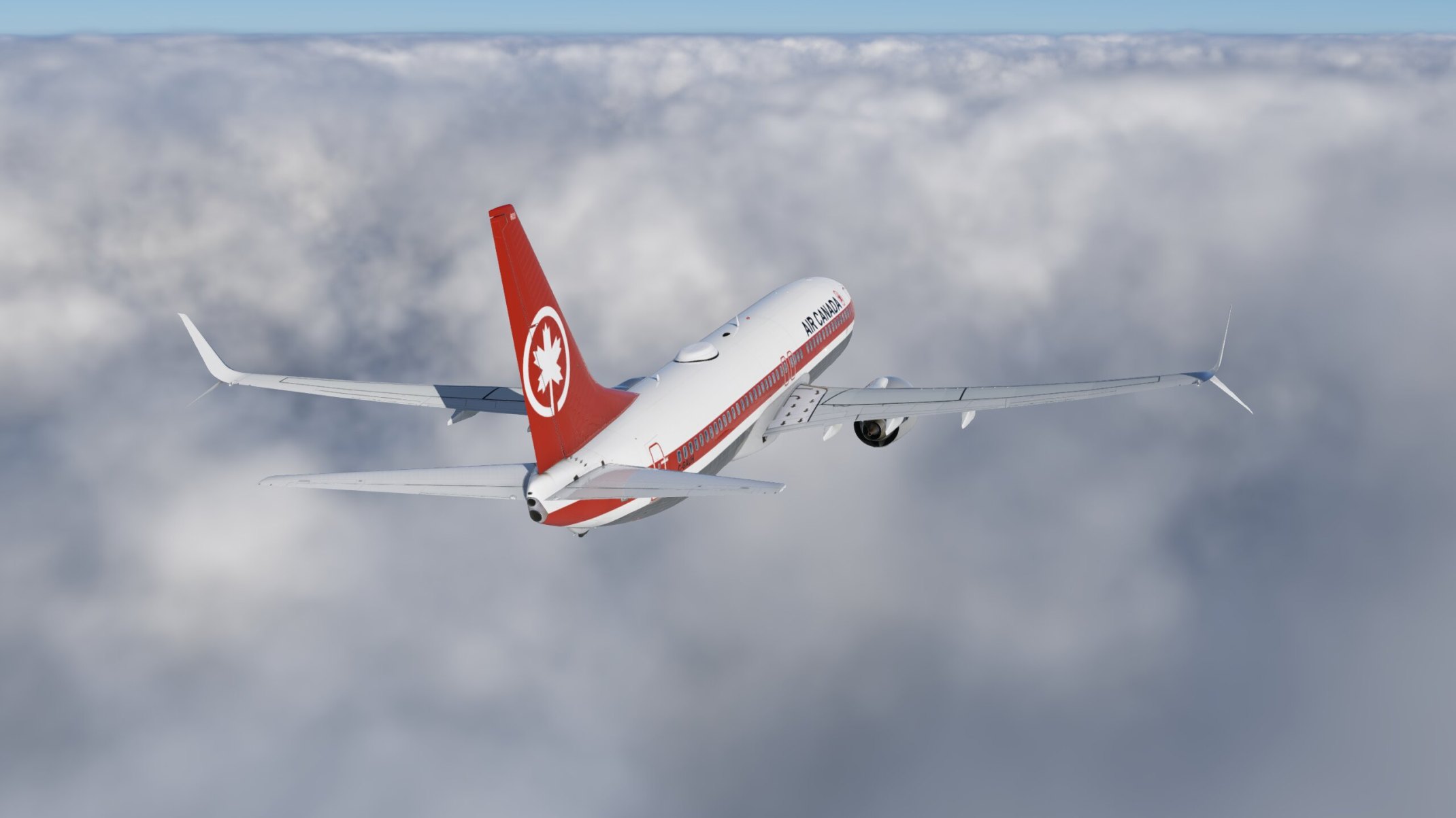 Air Canada Retro Livery Level Up 737-800 V2 - Other Aircraft Livery - X ...