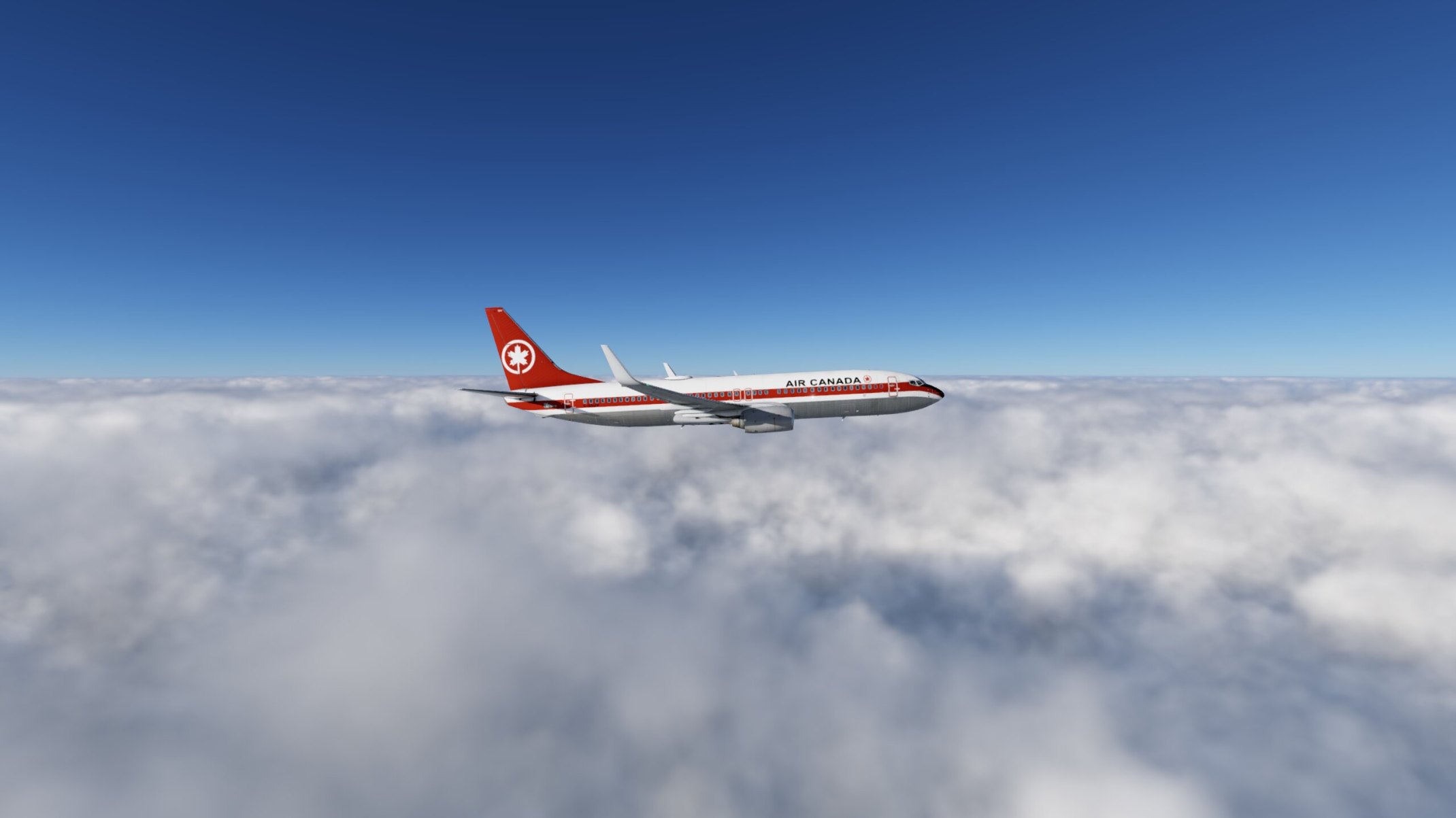 Air Canada Retro Livery Level Up 737-800 V2 - Other Aircraft Livery - X ...