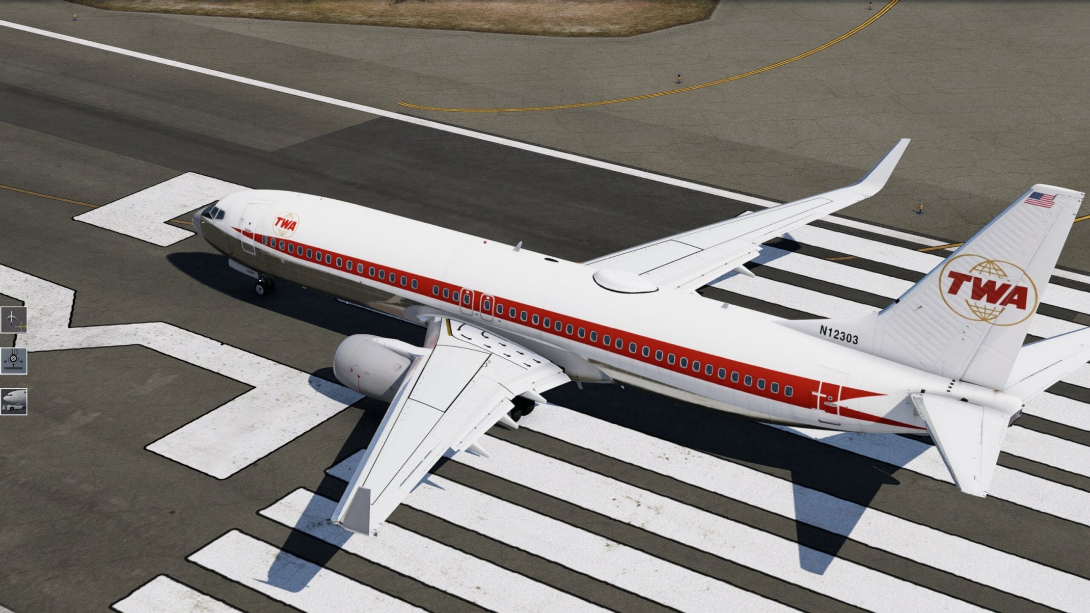 TWA Level Up 737 800 V2 Retro and Classic Livery - Other Aircraft ...