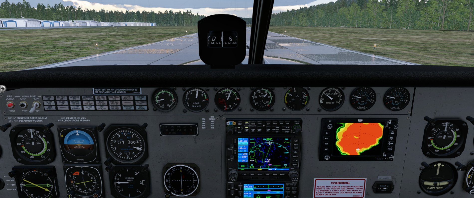 weather radar - Thranda Cessna 208 Caravan / Grand Caravan - X-Plane ...