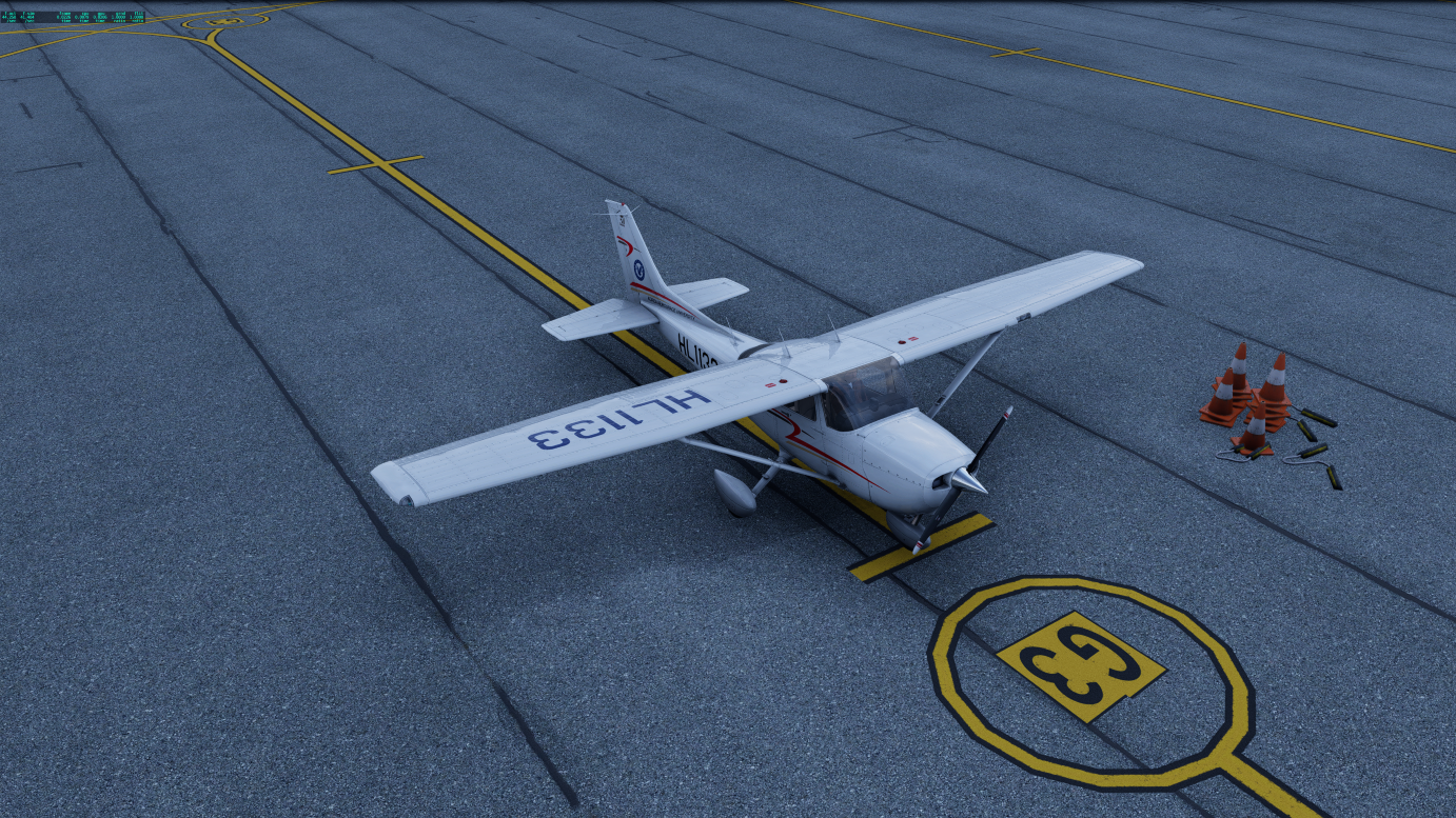 [Laminar C172SP] Korea Aviation University Cessna 172SP HL1133 ...