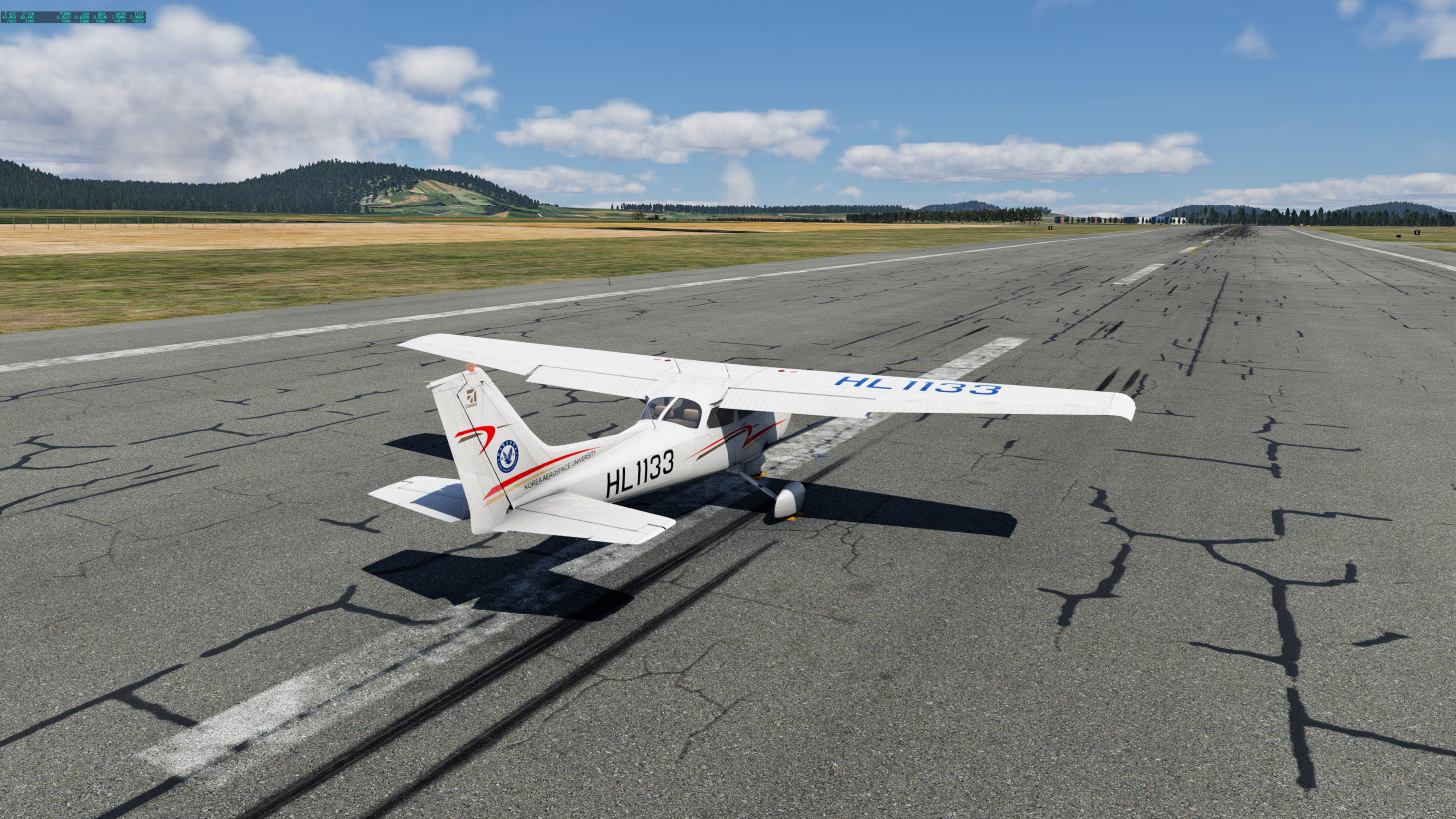 [Laminar C172SP] Korea Aviation University Cessna 172SP HL1133 ...