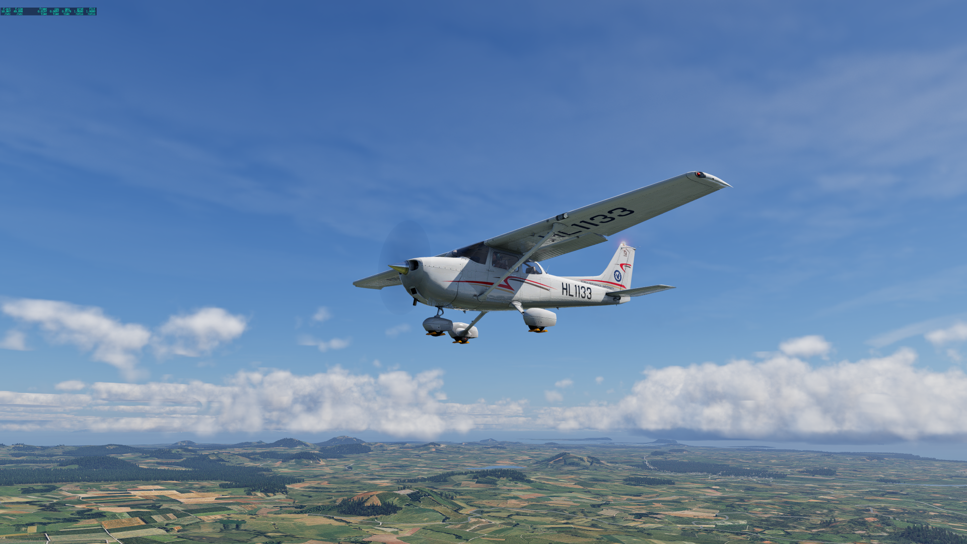[Laminar C172SP] Korea Aviation University Cessna 172SP HL1133 ...