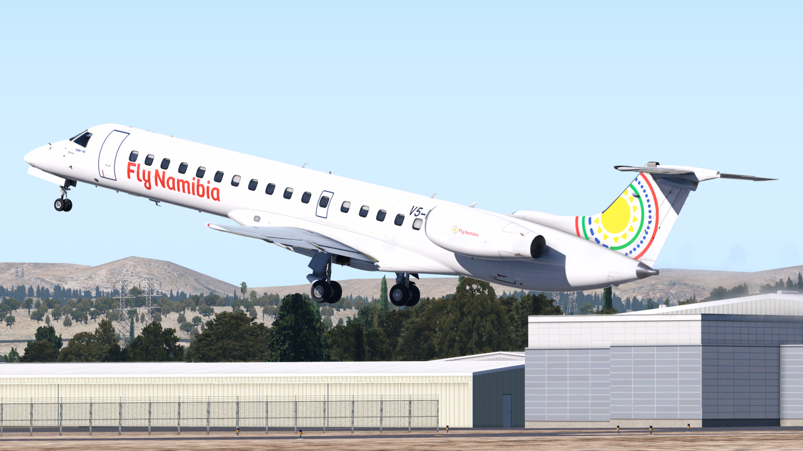 X-Craft FlyNamibia (Westair Aviation) Embraer ERJ-145MP/LR Pack - ERJ ...
