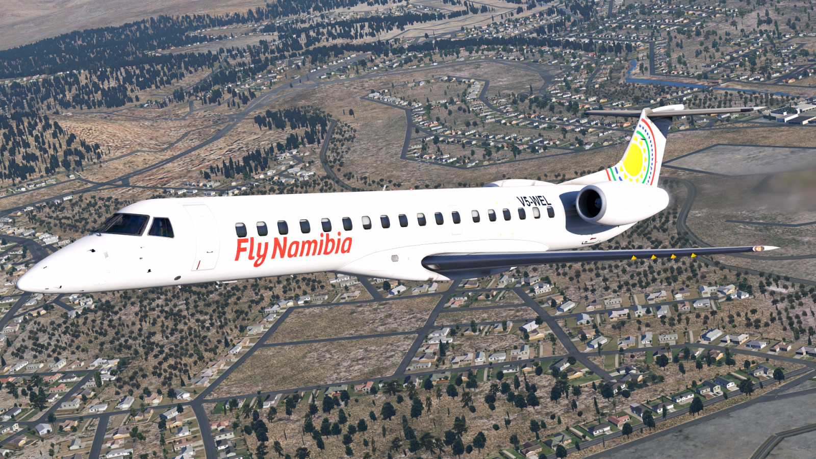 X-Craft FlyNamibia (Westair Aviation) Embraer ERJ-145MP/LR Pack - ERJ ...