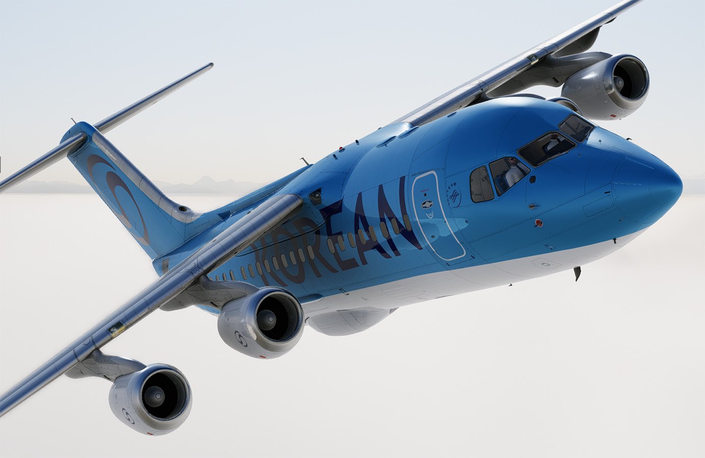 Korean Air - BAe 146-200 by JustFlight - Bae 146 - X-Plane.Org Forum