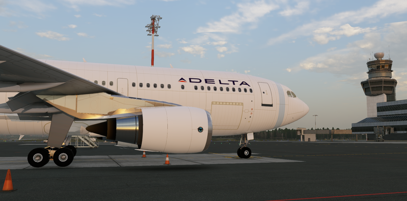 Delta Air Lines white N813PA for Cremonasoft Airbus A310 - Other ...