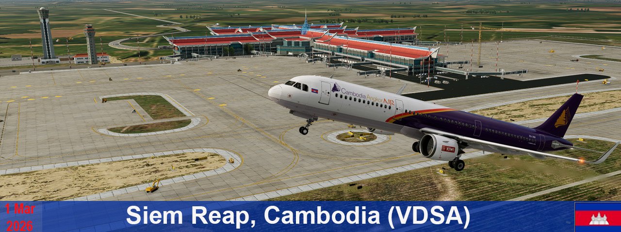 🇰🇭 1103rd fly-in Siem Reap, Cambodia (VDSA) - Online Flight Ops - X ...
