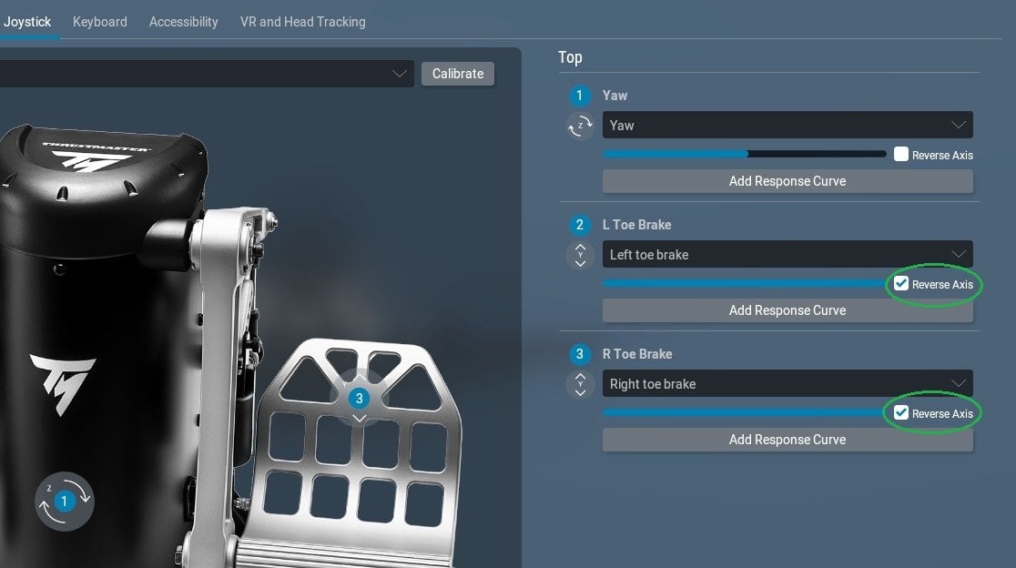 Thrustmaster Pendular Toe Brakes Not Working. - Thranda Pilatus PC-12 ...