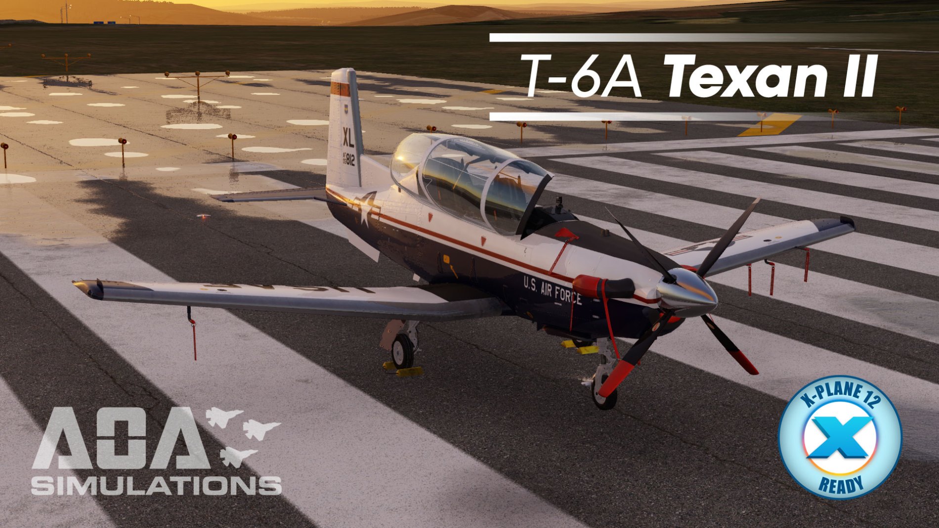 New T-6A Texan II XP12 update 2.5 "b" file is in the X-Plane.org store ...