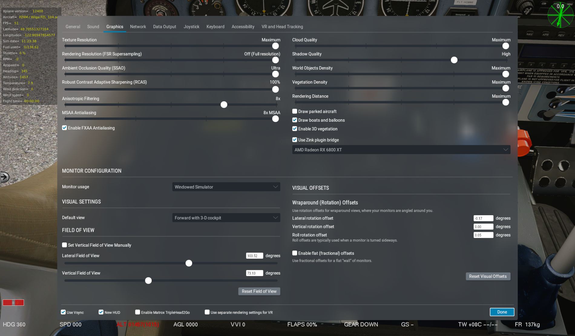 Cockpit texture flickering - Thranda Wilga PZL 2000 XP12 - X-Plane.Org ...