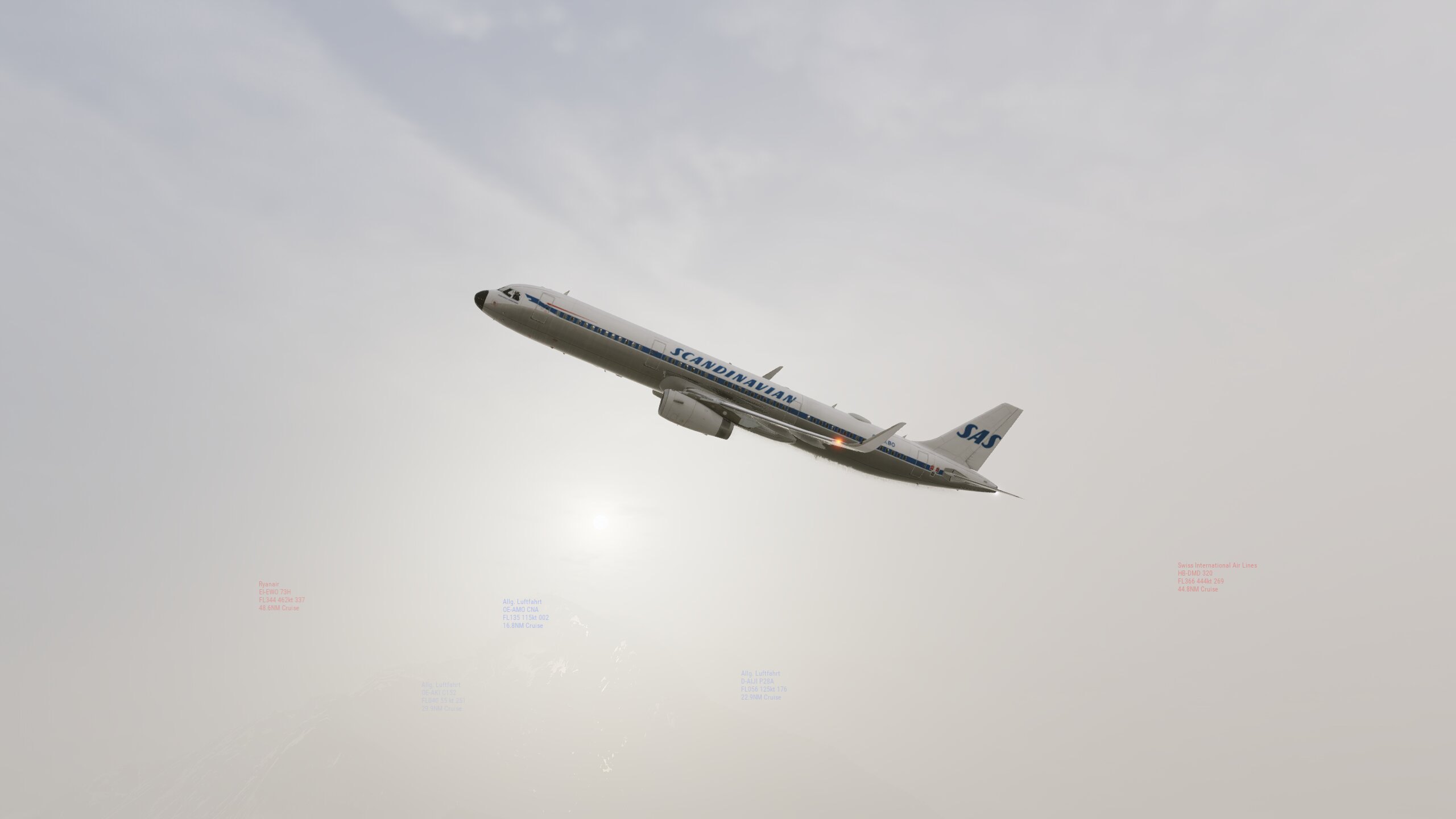 Scandinavian Airlines Retro Livery Toliss A321 - Toliss A321 - X-Plane ...