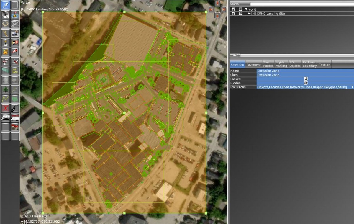 Need help to understand Exclusion Zone behavior - Scenery Development ...