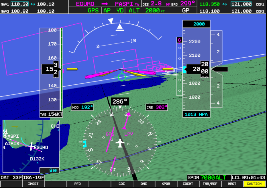 SLS/LPV lateral beam seems not offset (captures only near runway ...