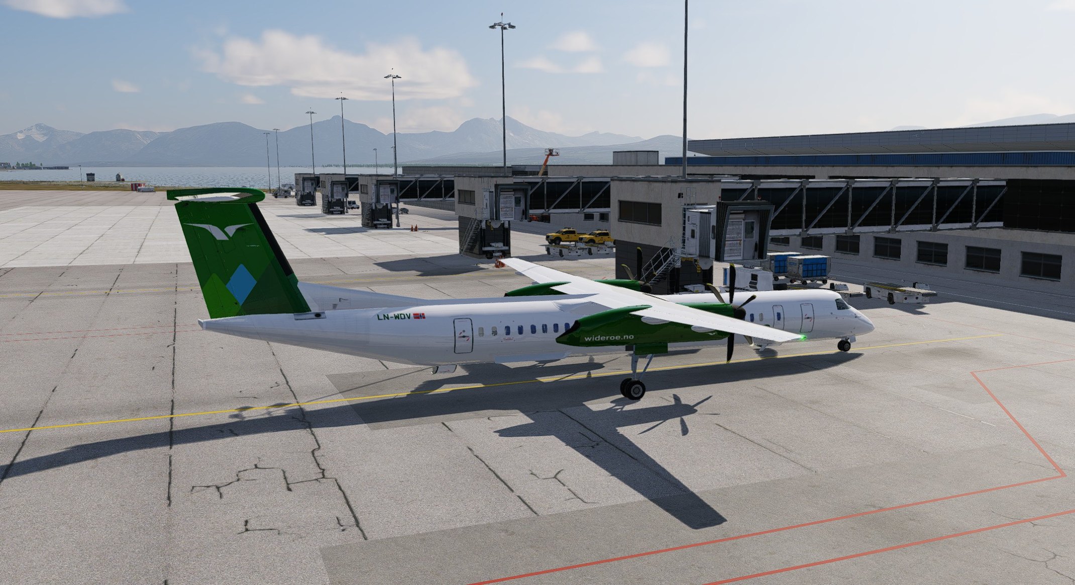 Manky1 Dash 8-Q400 Wideroe 2020 livery pack - Other Aircraft Livery - X ...
