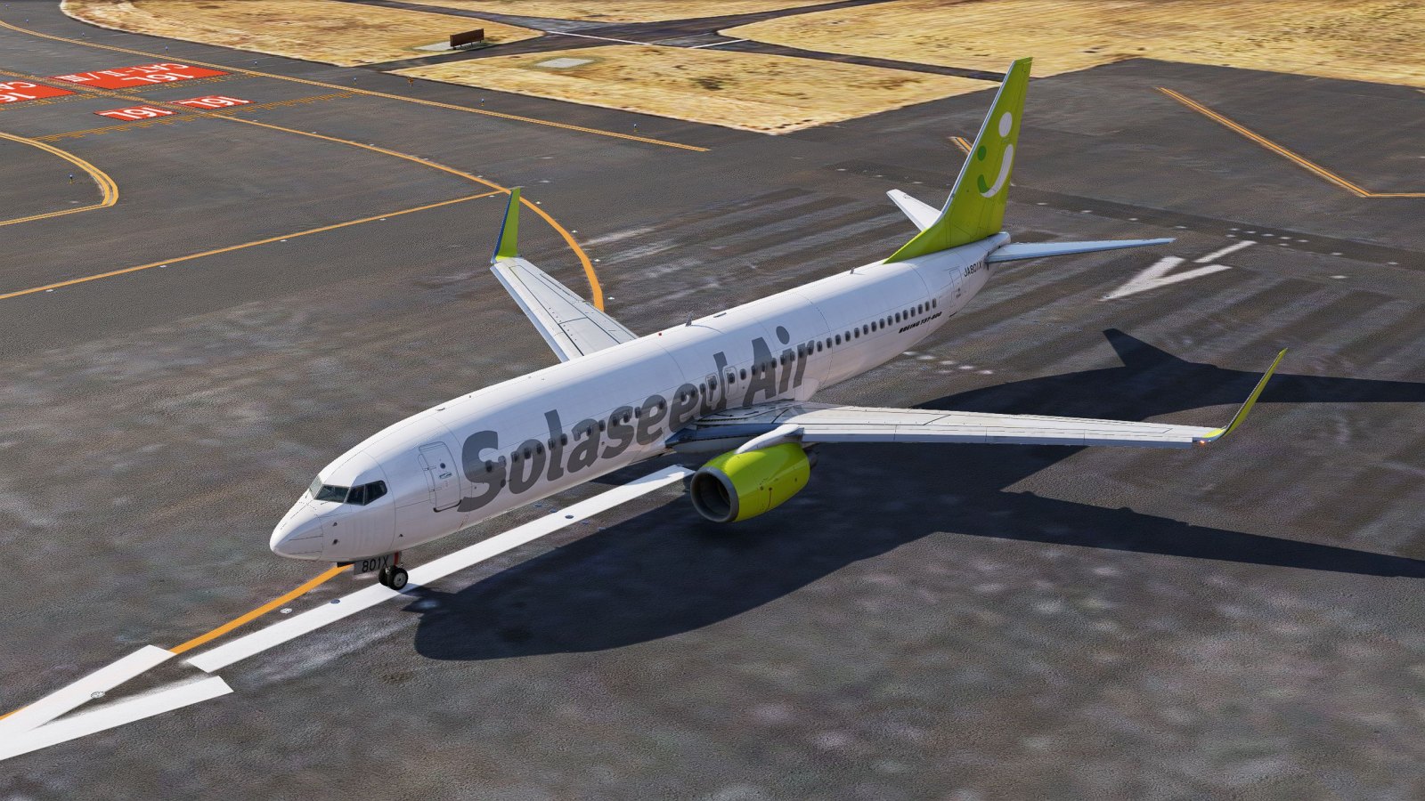 zibo 738 Solaseed Air livery - Zibo 737 - X-Plane.Org Forum