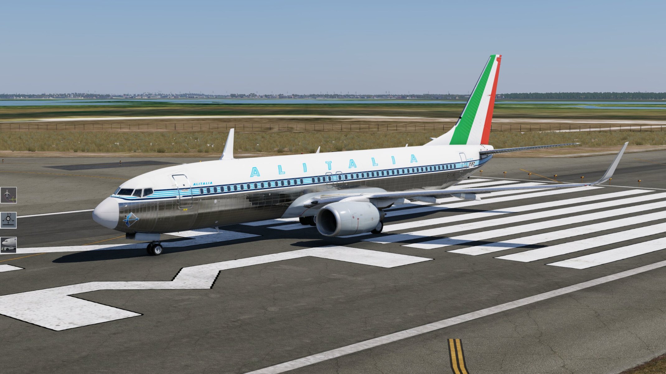 Alitalia 50s Retro Livery Level Up 737-800 V2 - Other Aircraft Livery ...