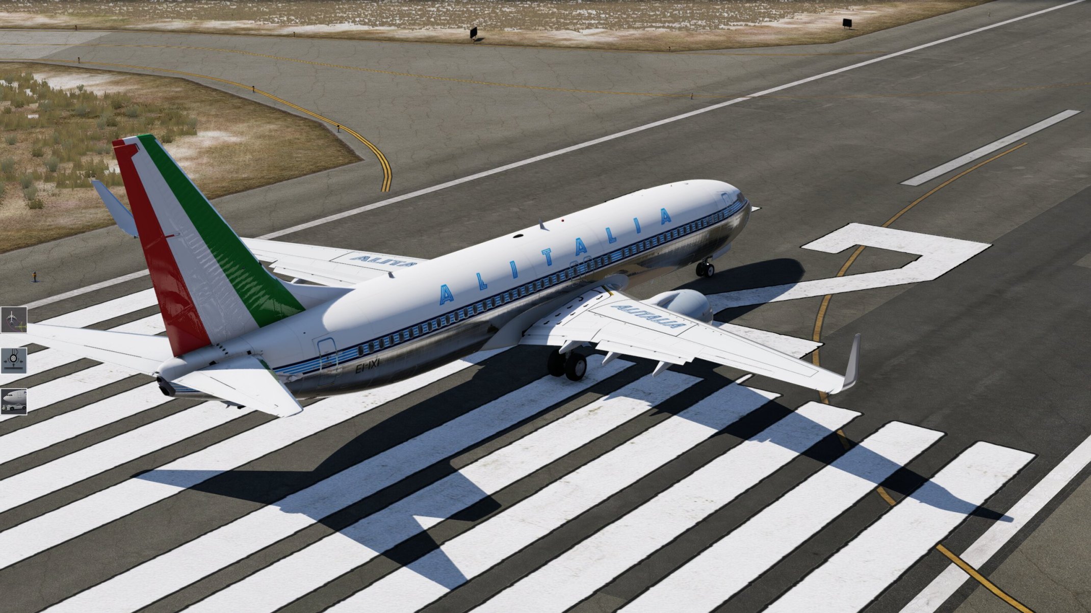 Alitalia 50s Retro Livery Level Up 737-800 V2 - Other Aircraft Livery ...