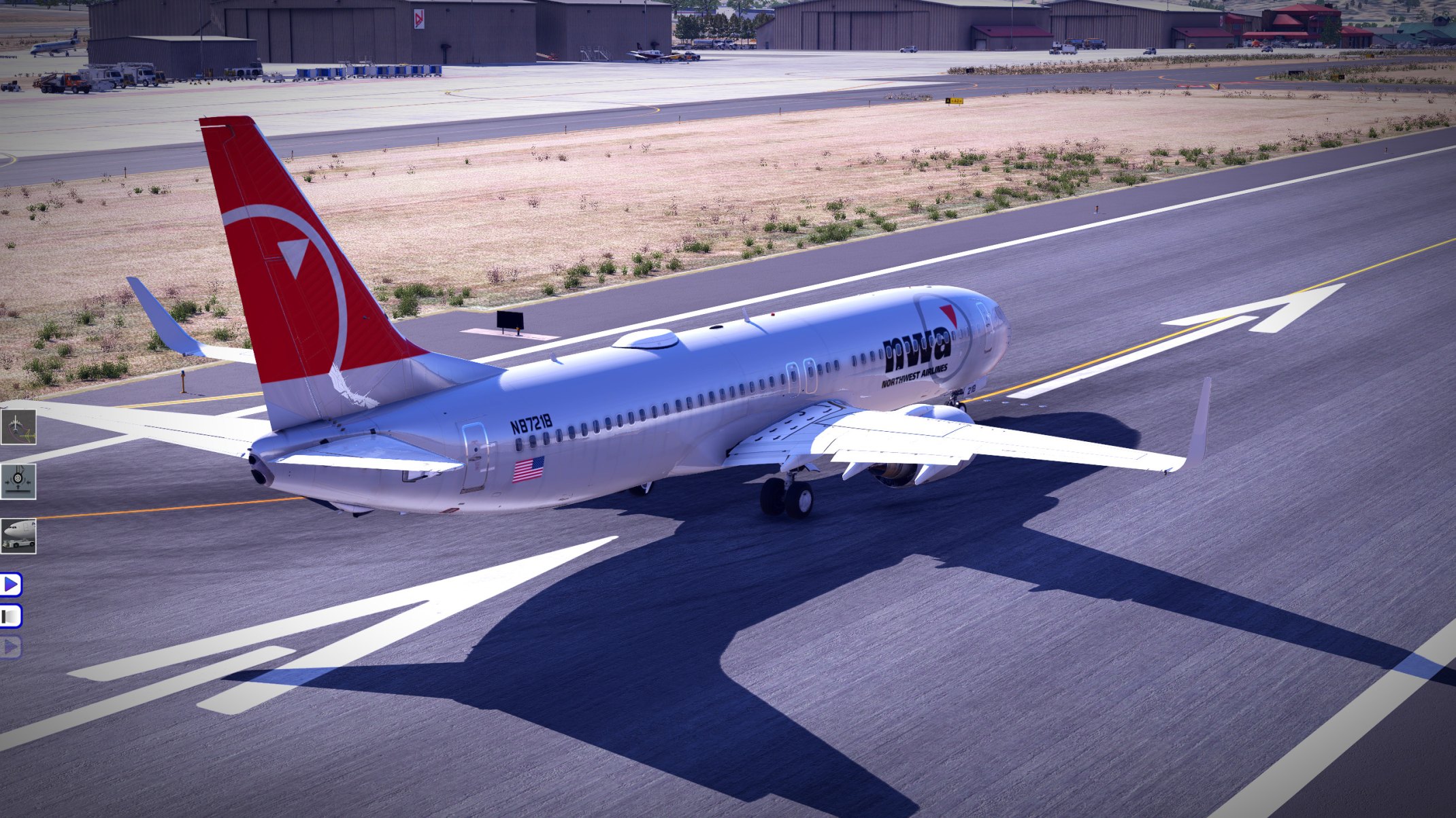 Northwest Airlines Silver 737-800 Level Up - Other Aircraft Livery - X ...