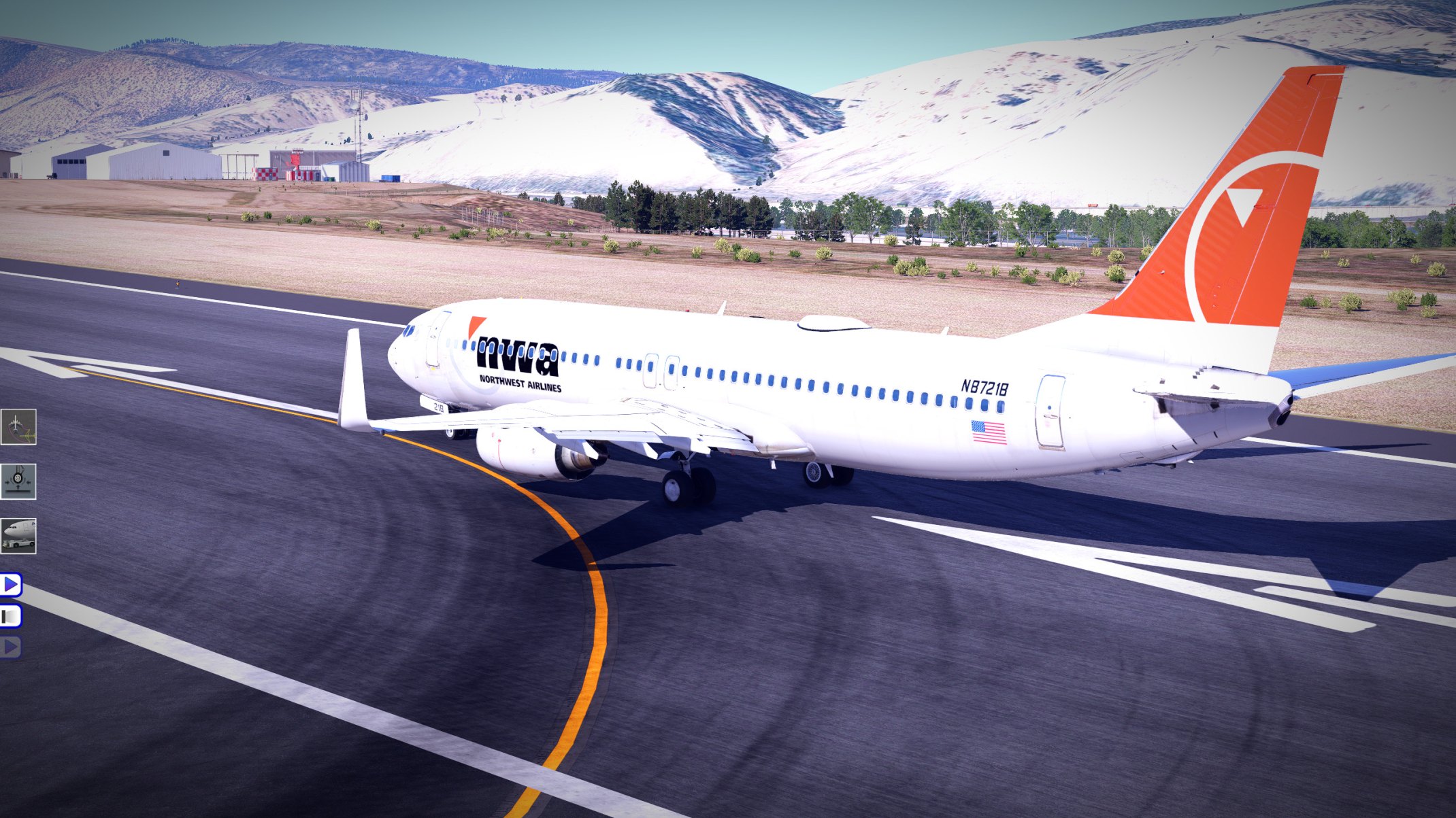 Northwest Airlines Silver 737-800 Level Up - Other Aircraft Livery - X ...
