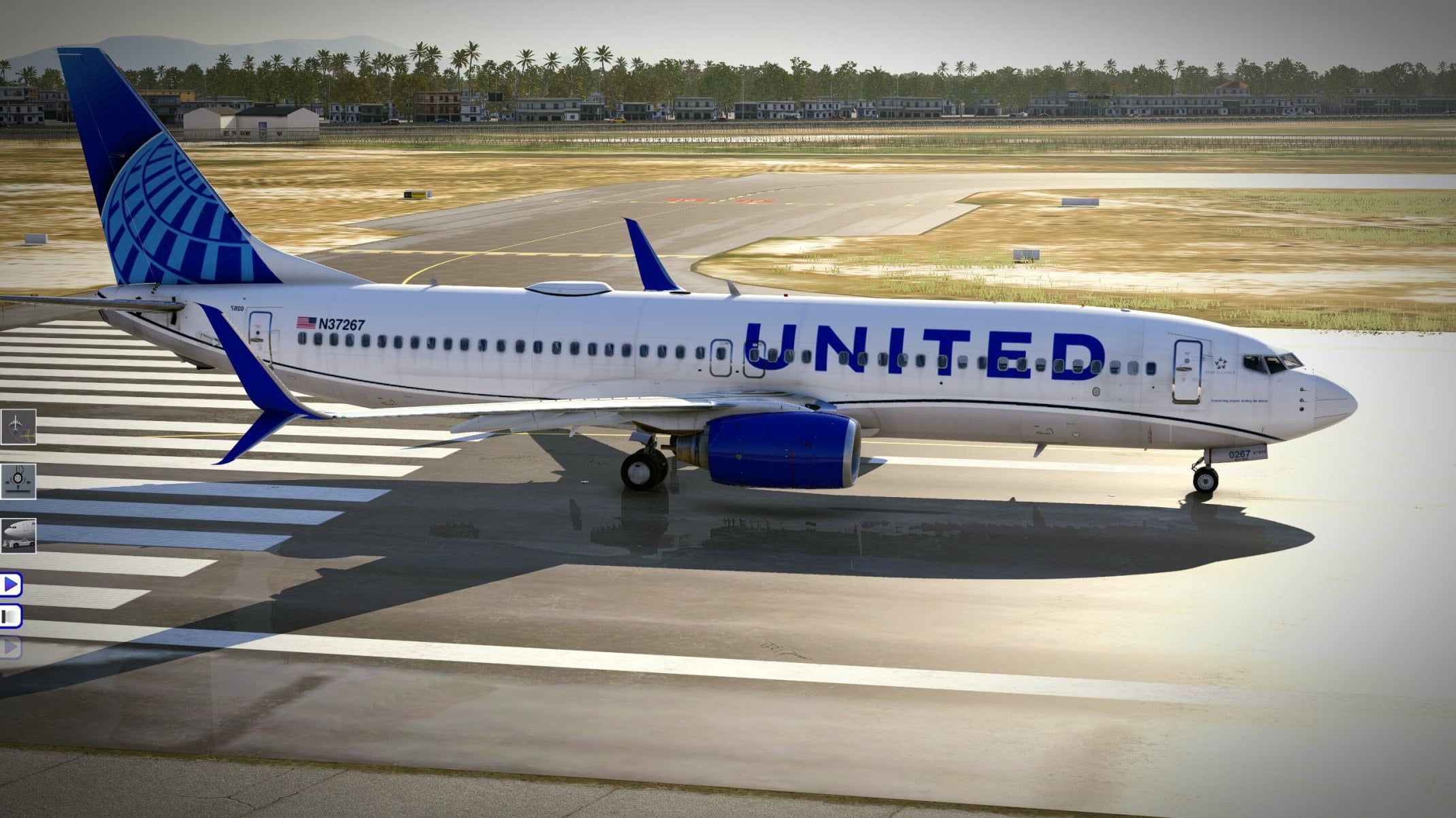 United Airlines Evo Blue Livery 737-800 Level Up - Other Aircraft ...