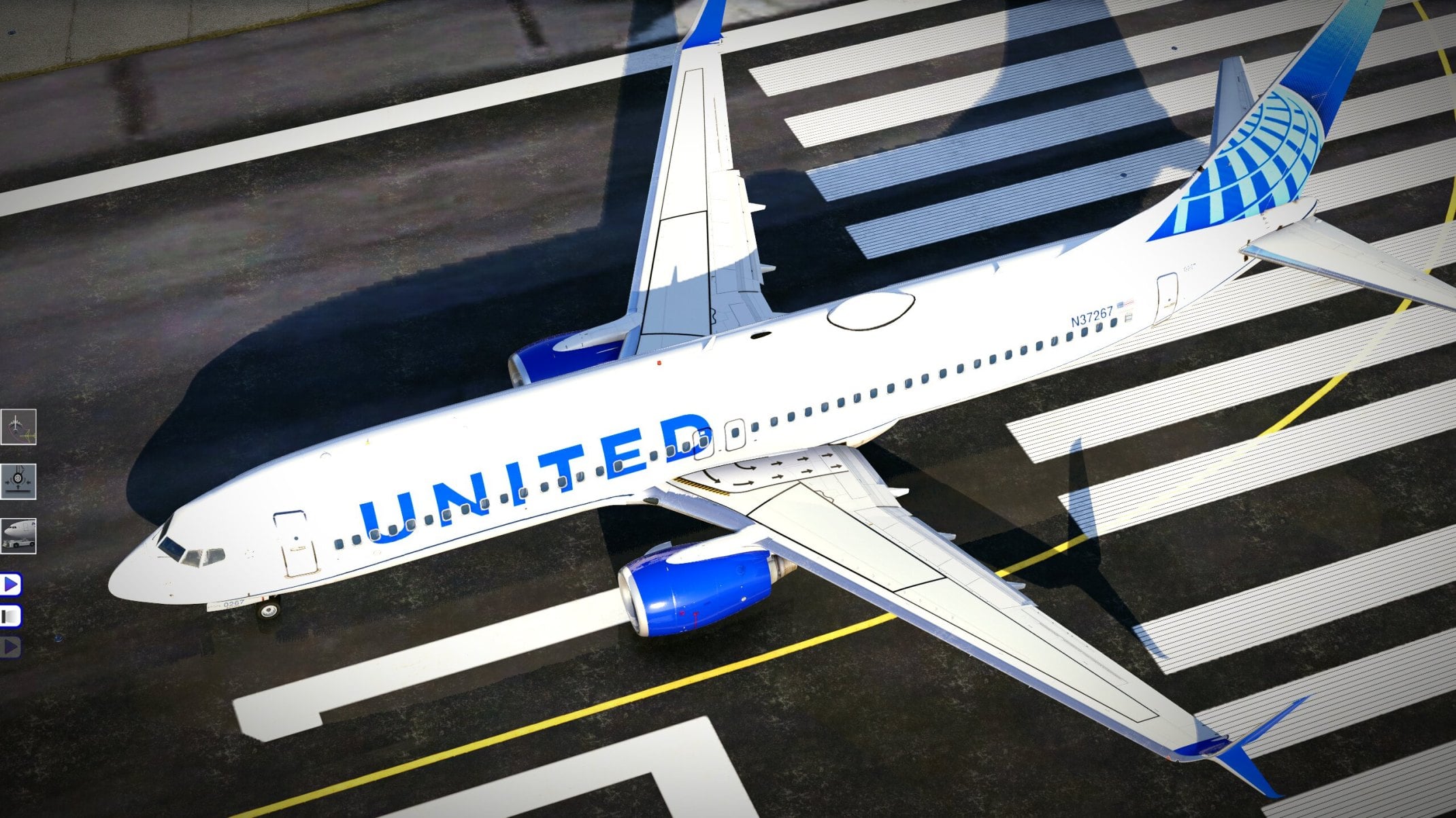 United Airlines Evo Blue Livery 737-800 Level Up - Other Aircraft ...