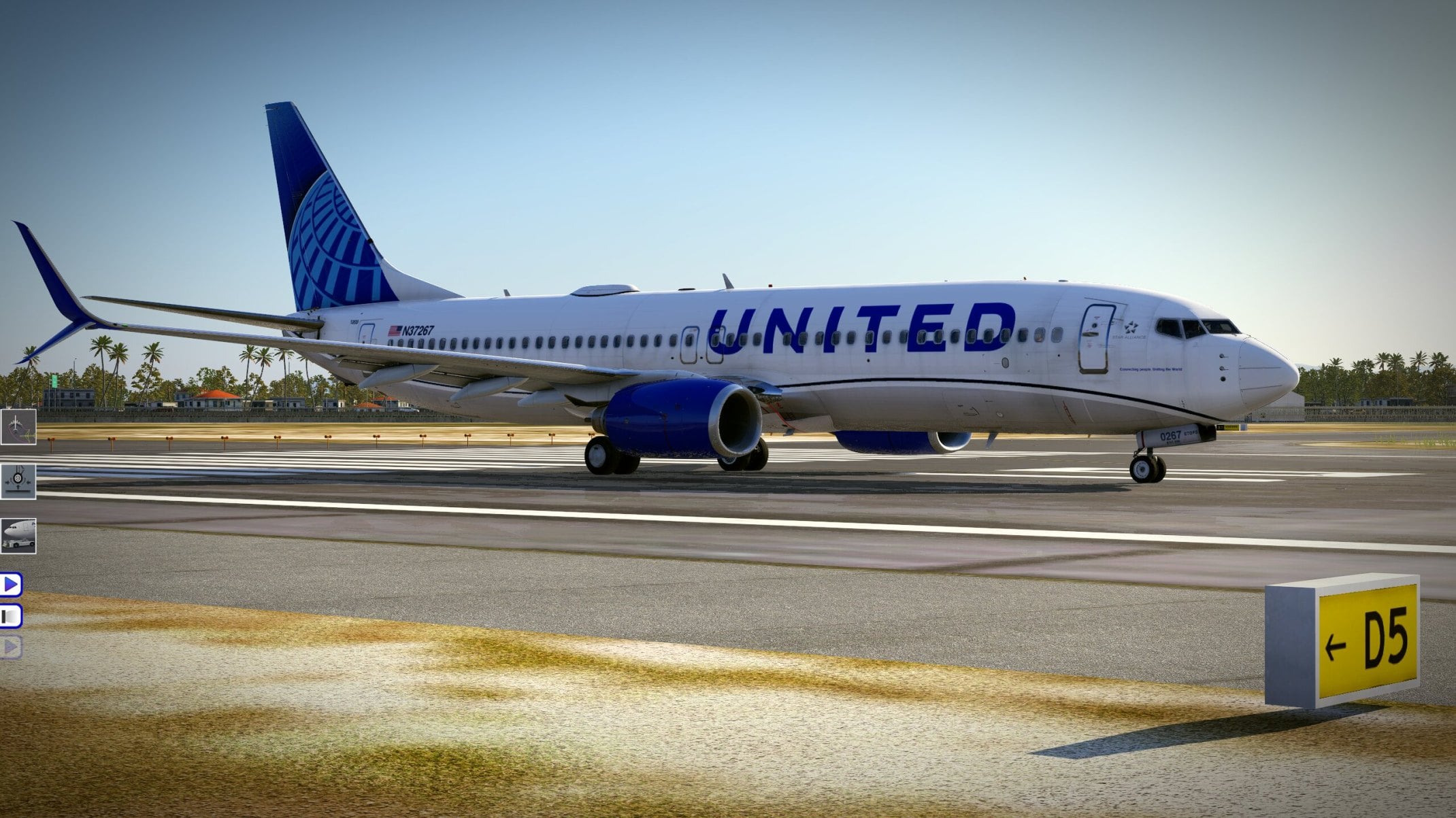 United Airlines Evo Blue Livery 737-800 Level Up - Other Aircraft ...