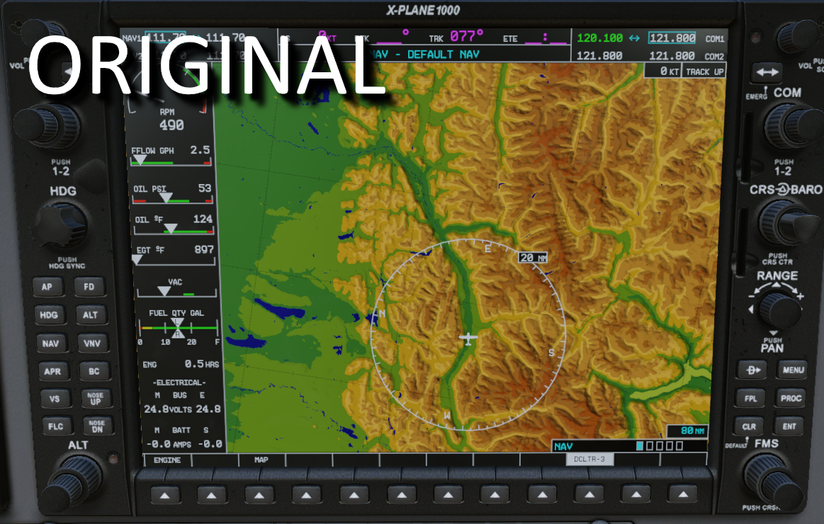 Improved Garmin G1000 Terrain Colors (according to Garmin TXI,NXI ...