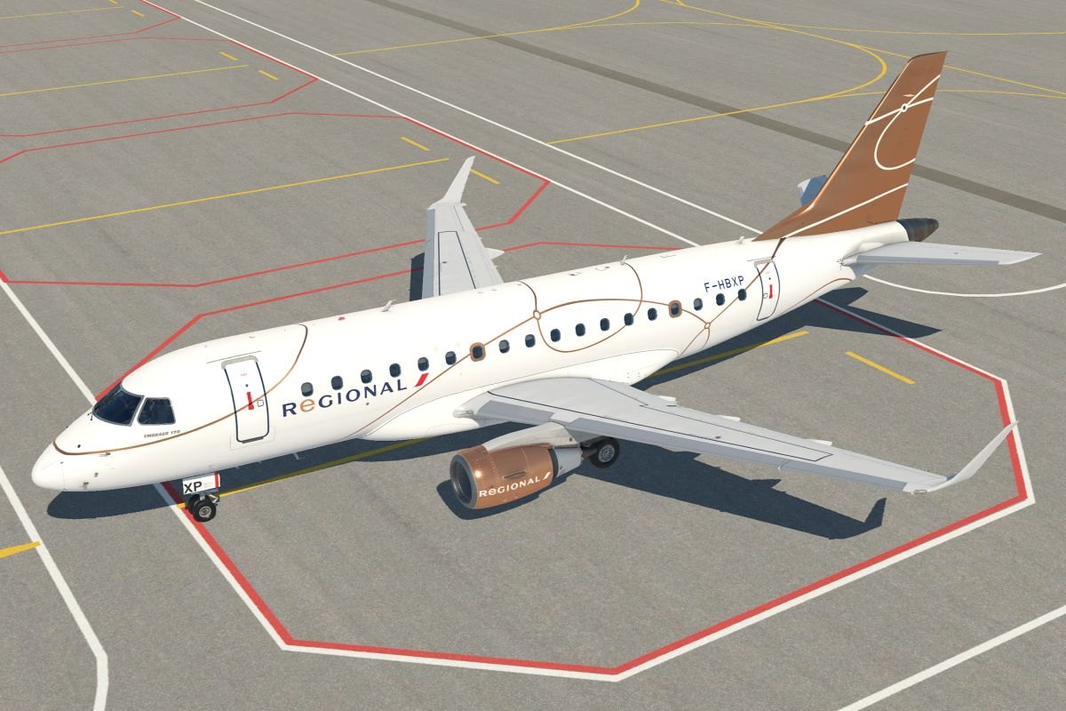 X-Crafts E-Jets Family E170 Regional F-HBXP - E-Jets Family by X-Crafts ...
