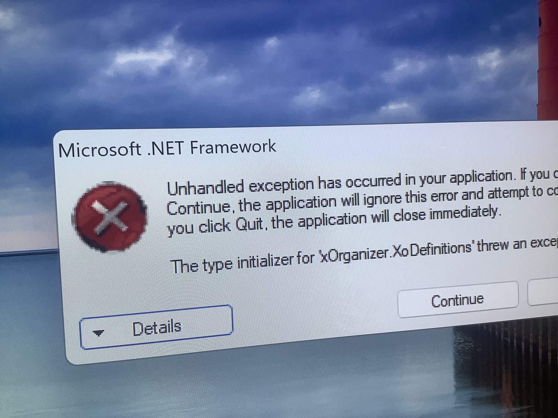 Error Message - xOrganizer v3 (for XP12) - X-Plane.Org Forum
