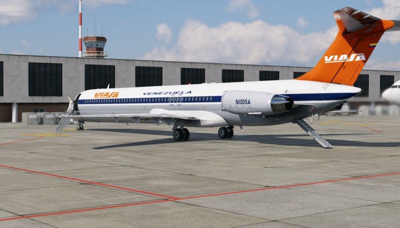 Default MD-82 Viasa tail cone - Default X-Plane Aircraft - X-Plane.Org ...