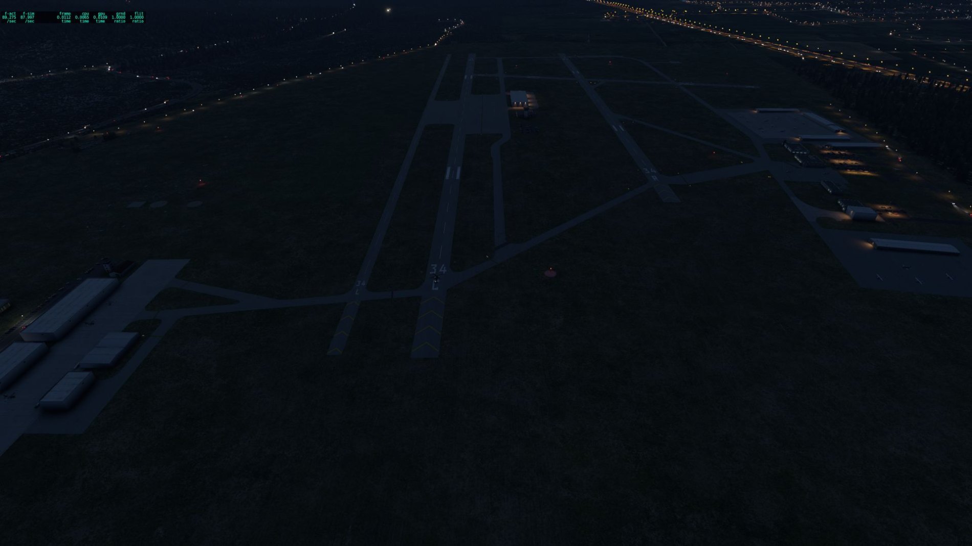 USAF Academy Airfield KAFF - runways lights hard to see - Scenery ...