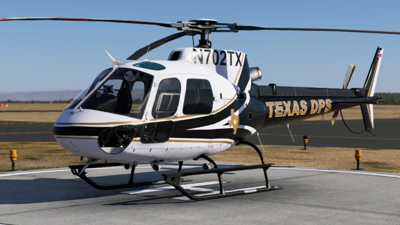 Alpine Studio AS350B2 N702TX Texas DPS - Alpine Studio - X-Plane.Org Forum