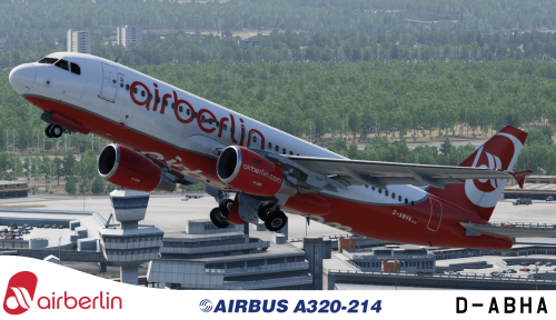 Toliss A320ceo Air Berlin Standard Livery D-ABHA - Toliss A320 - X ...
