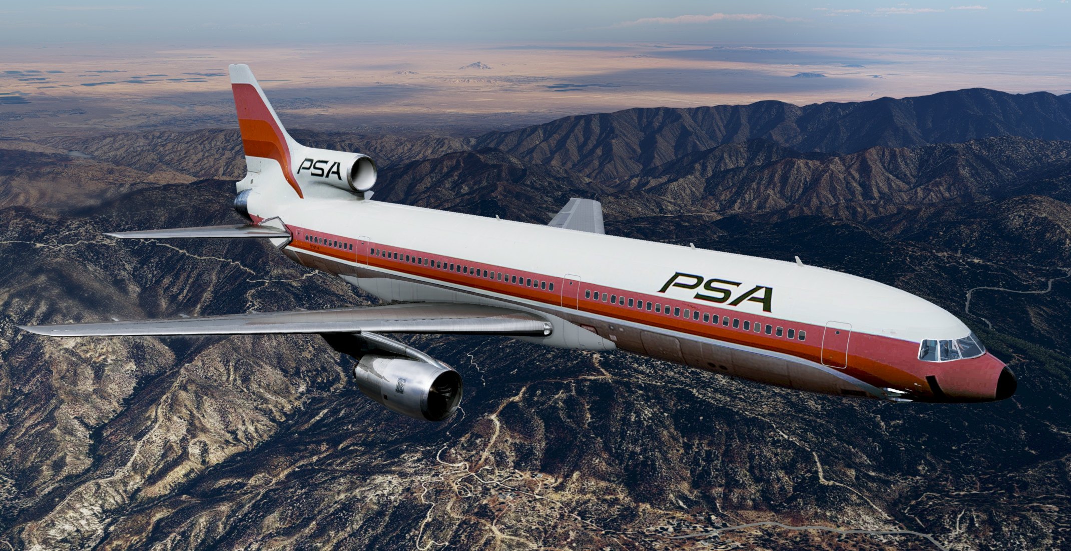 PSA Photo-Based Livery for Mike Wilson L1011 N10114 - Other Aircraft ...