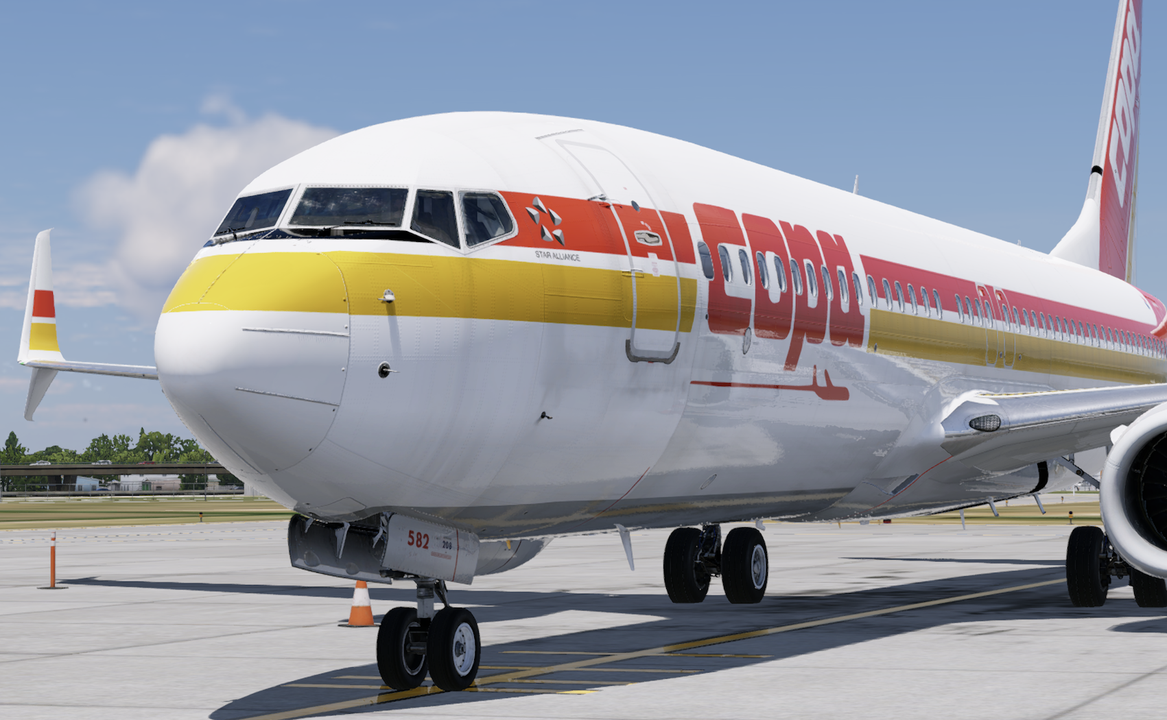 Copa Airlines B737-800 HP-1841CMP "Retro" for LevelUP 737v2 - Other ...