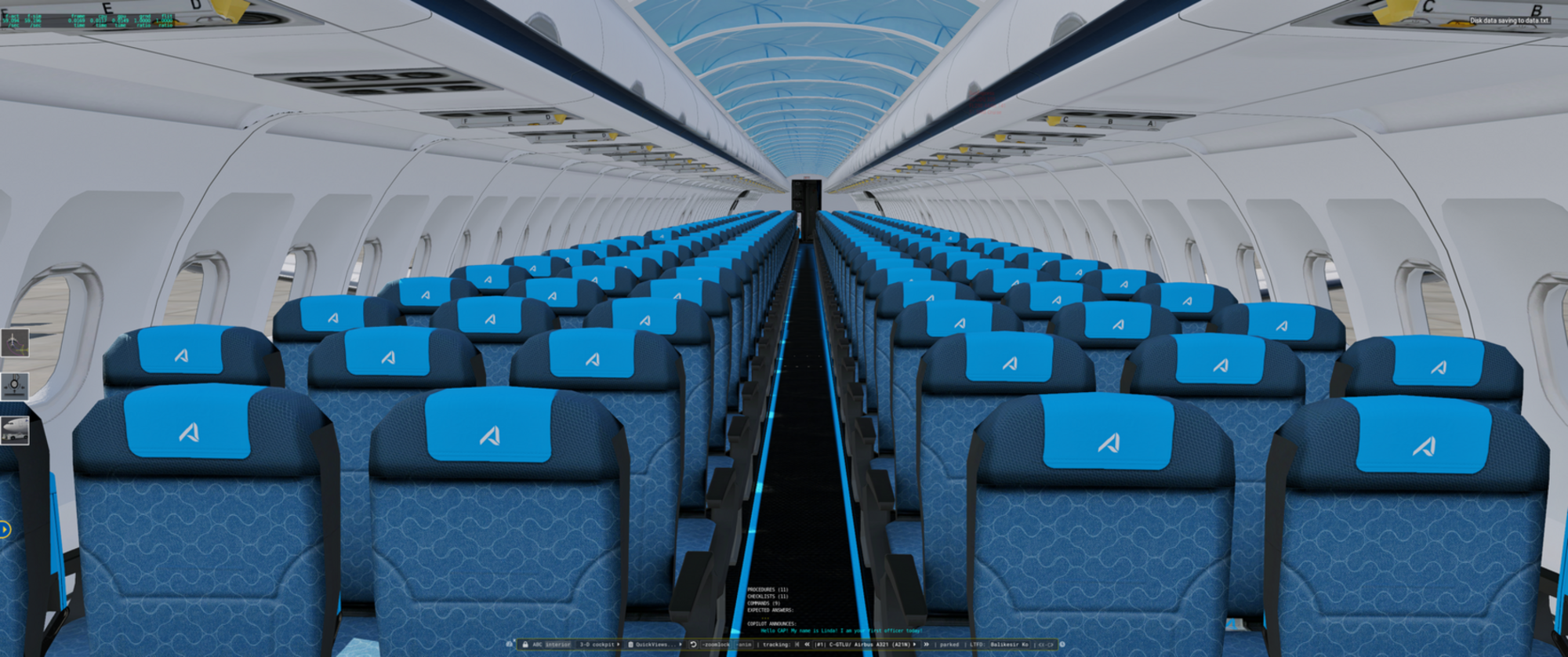 Toliss A321 AJet İstanbul with New Cabin Mod - Toliss A321 - X-Plane ...