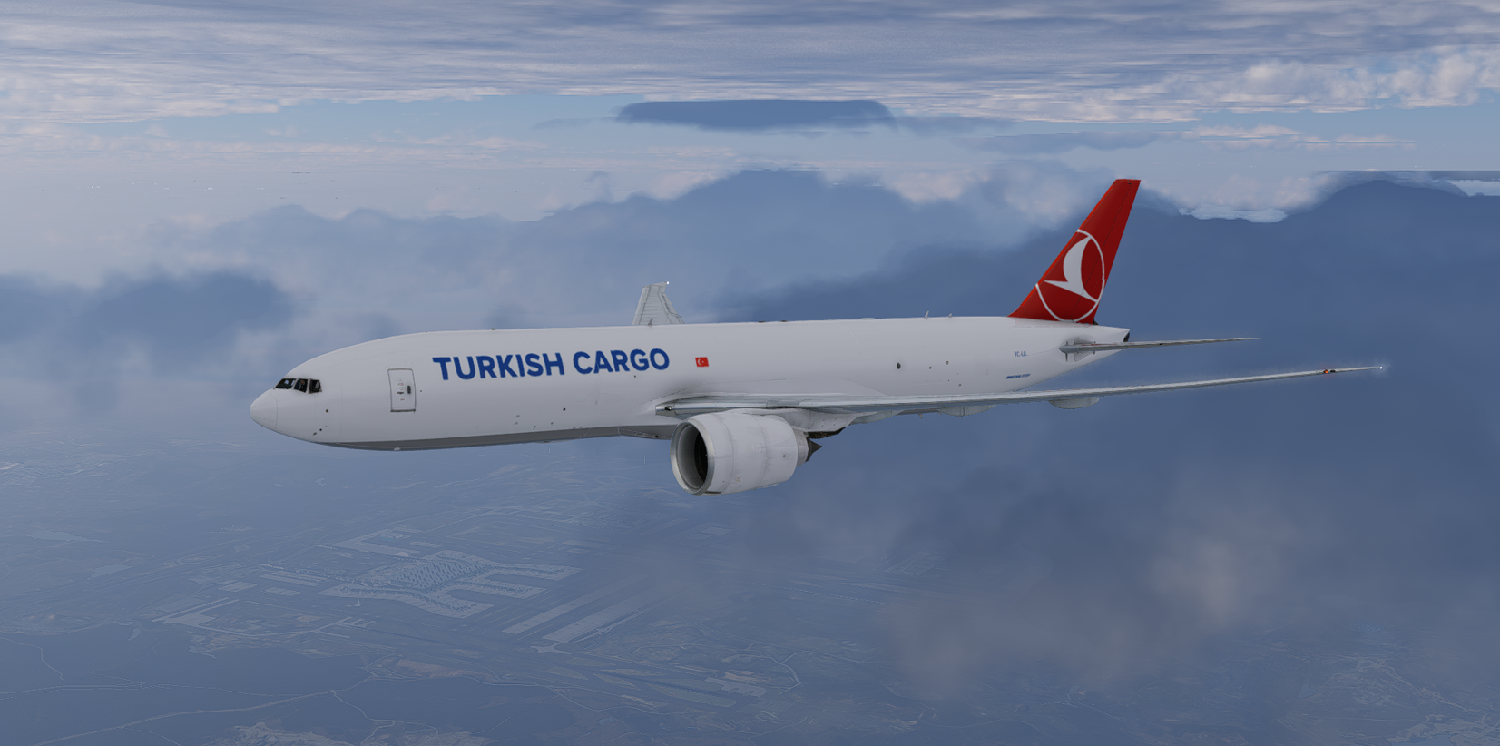 FF 777 Freighter v2 Turkish Cargo TC-LJS [4K] - FF 777 Ultimate - X ...