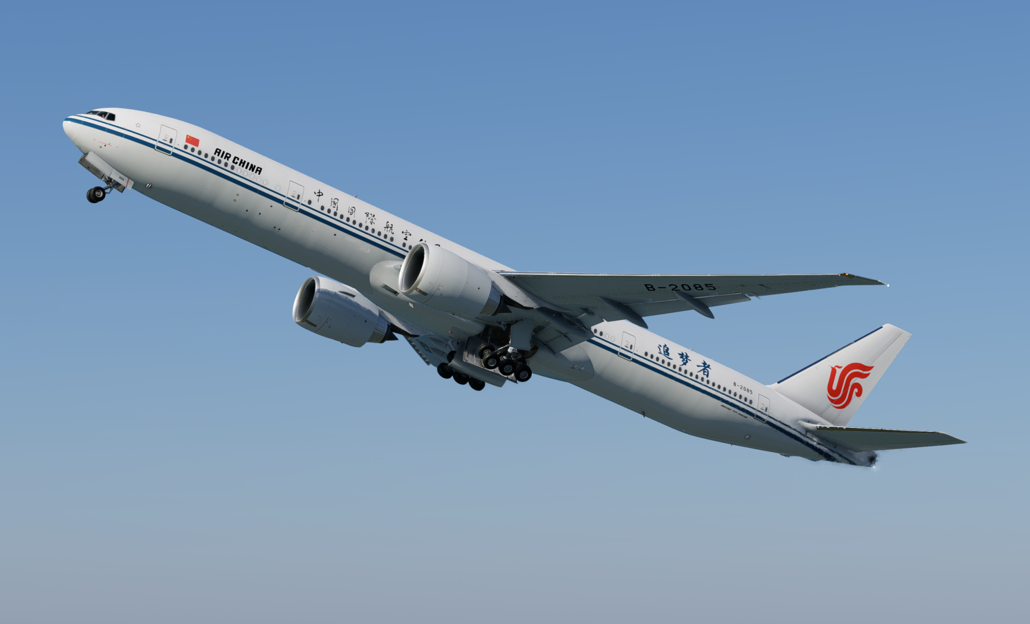 Air China B77W standard liveries Full Fleet - FF 777 Ultimate - X-Plane ...