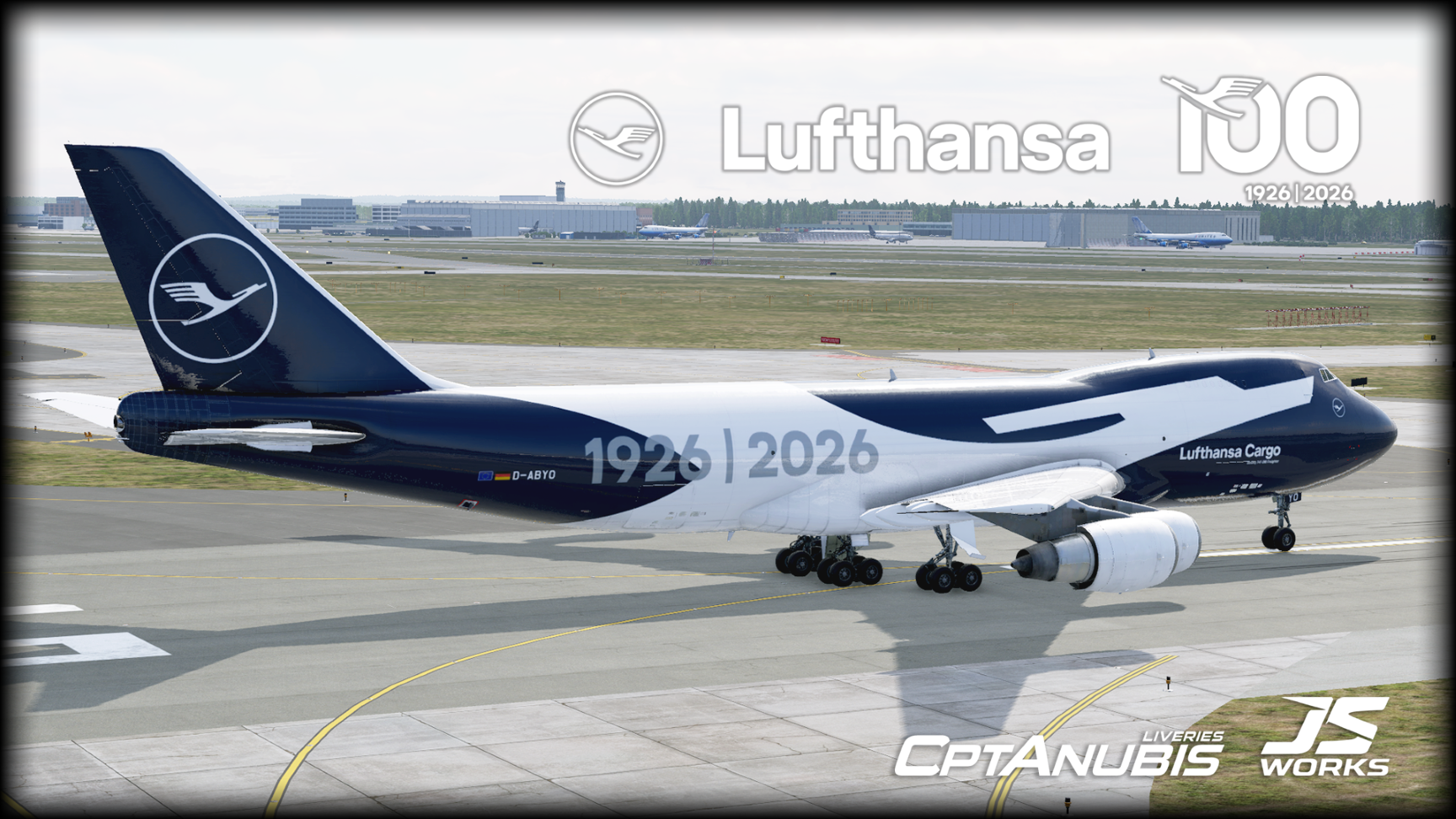 Lufthansa Cargo 100th Anniversay | D-ABYO | Felis 747-200 Freighter ...