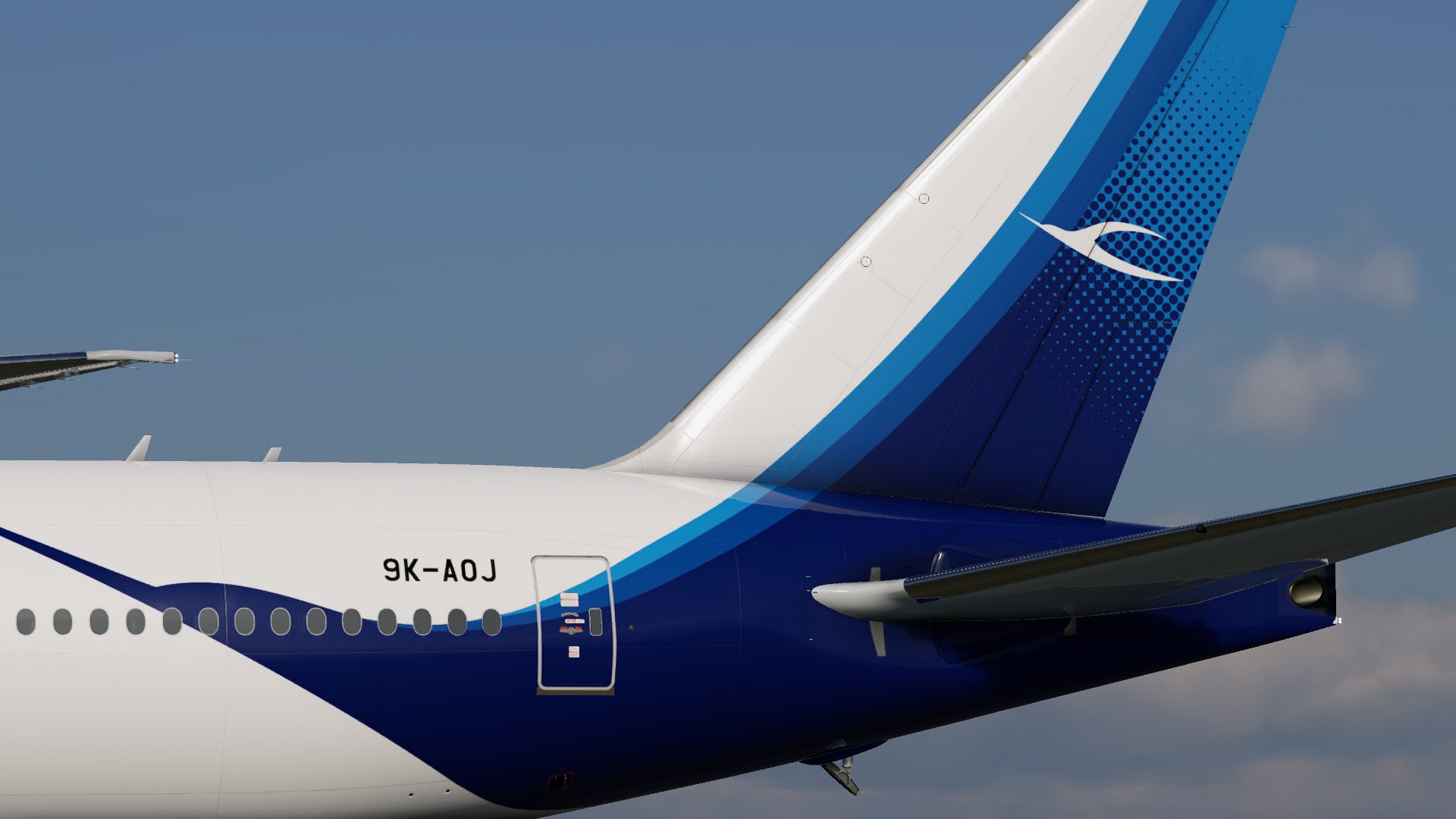 Kuwait Airways 9K-AOJ 777-300ER - FF777V2 - FF 777 Ultimate - X-Plane ...