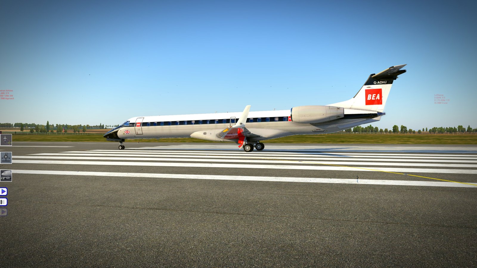 BEA British European Airways ERJ145 X Craft Retro Livery - ERJ Family ...