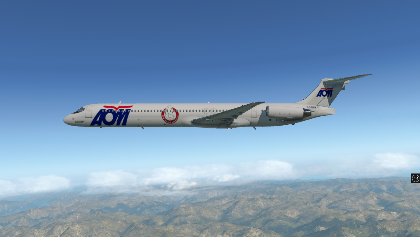 AOM and AOM Clube France America Sticker - Default X-Plane Aircraft - X ...