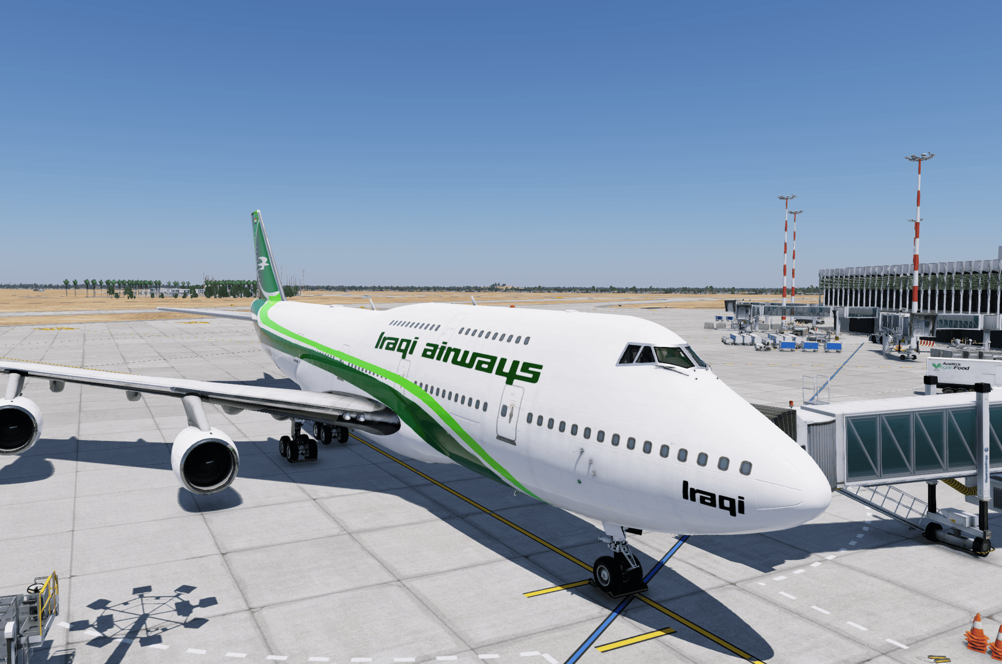 Iraqi Airways- Boeing 747-400 - Other Aircraft Livery - X-Plane.Org Forum