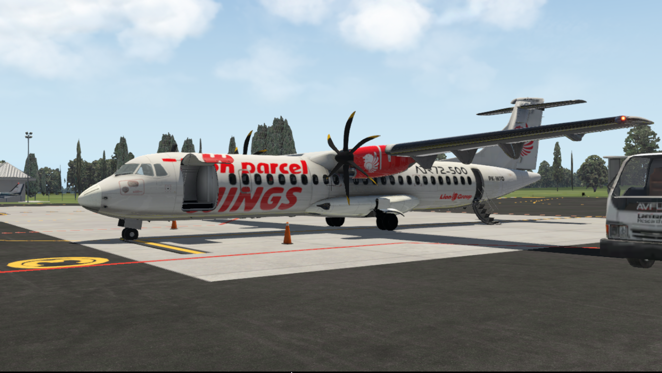 Aerosoft ATR 72-500 Wings Air PK-WFO Lion Parcel Livery for X-Plane ...