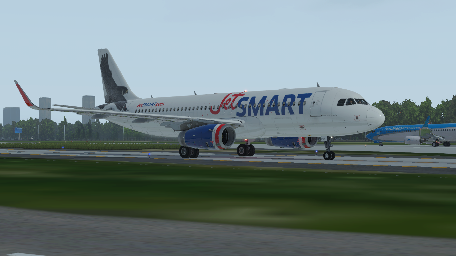 JetSmart Chile CC-AWA (Halcón Peregrino Austral) // TOLISS A320 CEO MOD ...