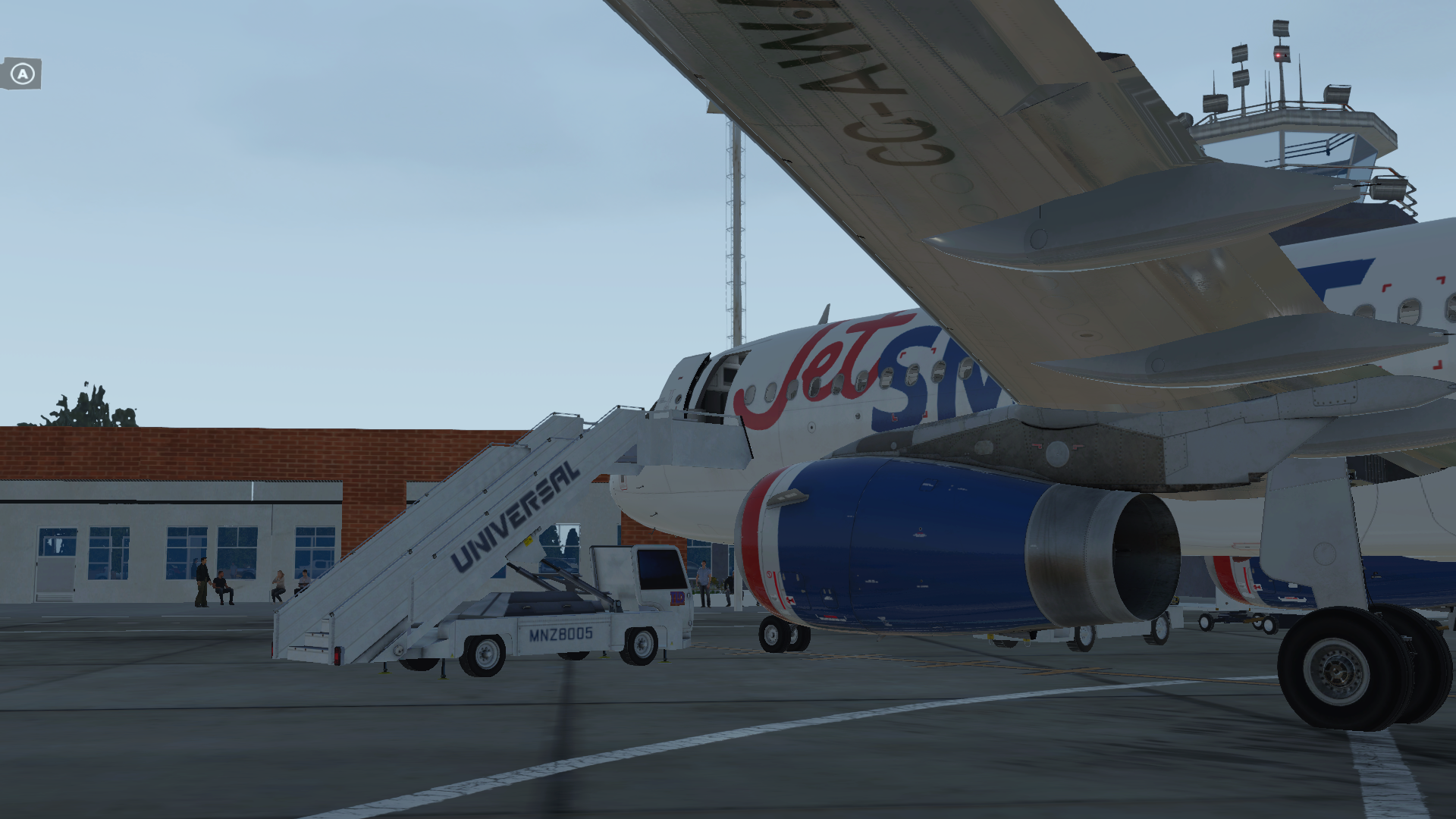 JetSmart Chile CC-AWA (Halcón Peregrino Austral) // TOLISS A320 CEO MOD ...