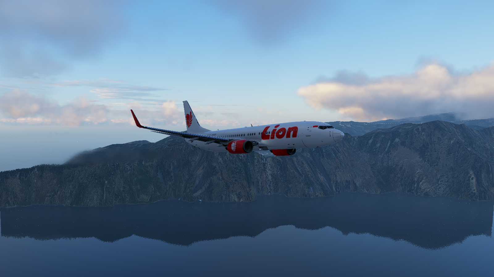 Lion Air Boeing 737 MAX 8 B7M8 Zibo X-Plane Livery with Cabin Mod and ...