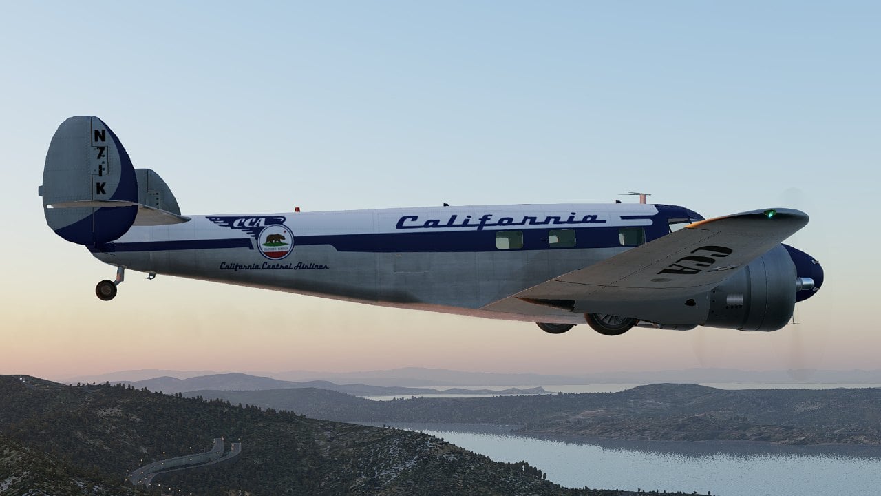 N71K California Central Airlines Livery for the XP12 Lockheed Electra ...