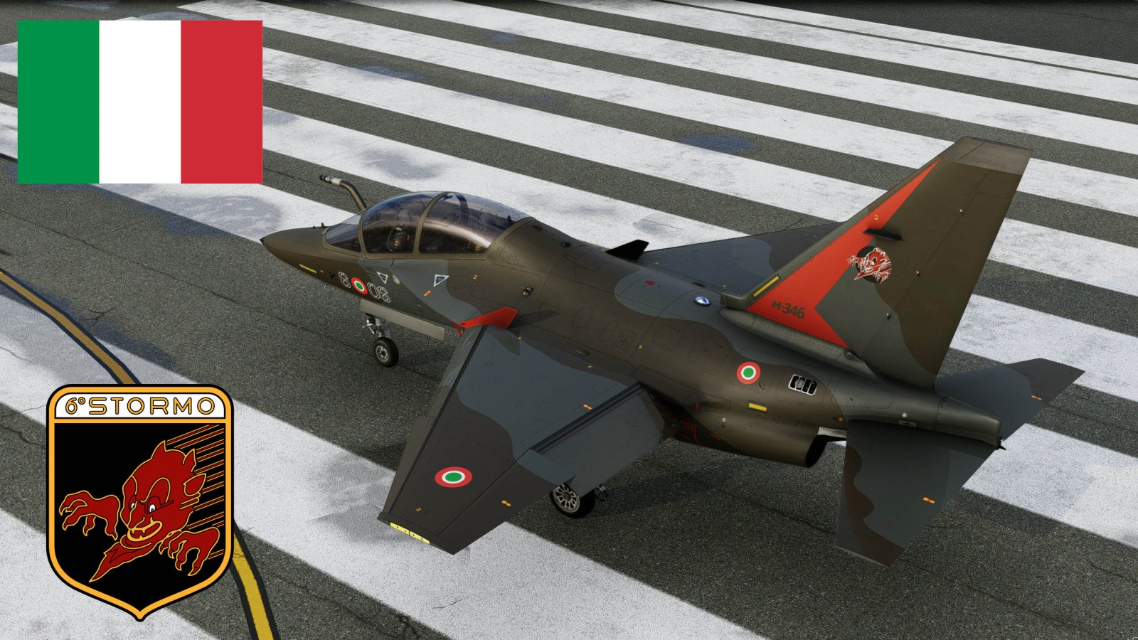 Italian Air Force 6° Stormo Camo (fictional) - DeltaWing Simulations M ...